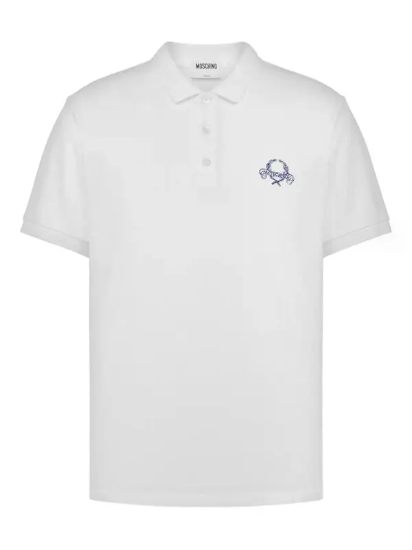 Moschino Cotton Polo Shirt - White