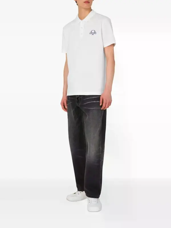 Moschino Cotton Polo Shirt - White