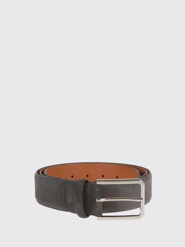 Santoni Belt - Mouse Grey