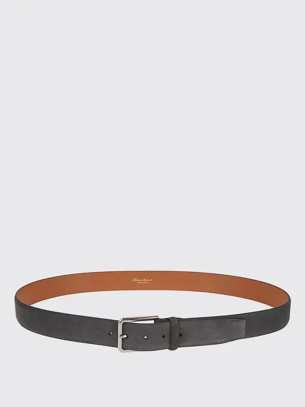 Santoni Belt - Mouse Grey
