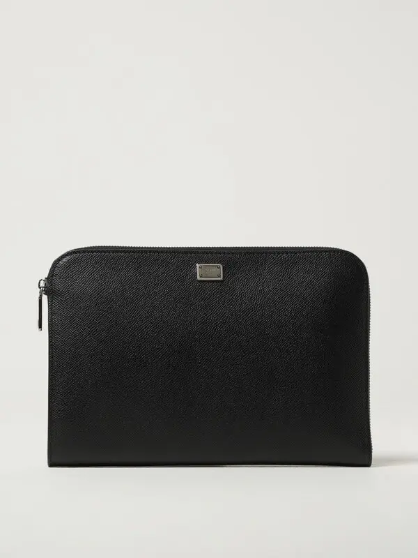 Dolce & Gabbana Leather Briefcase - Black