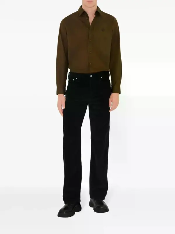 Burberry Logo-embroidered Shirt