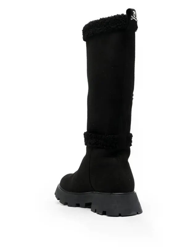 Philipp Plein Skull Bones Mid-calf Boots