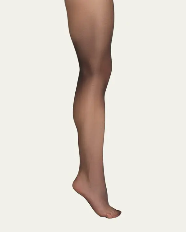 Commando Essential Control Sheer Microfiber Tights - Black