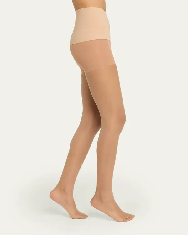 Commando Essential Control Sheer Microfiber Tights - Medium Nude