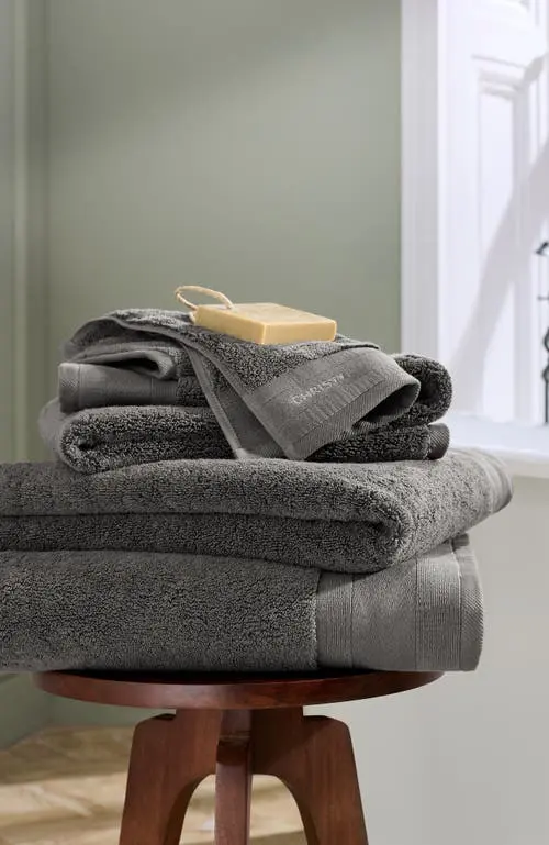 CHRISTY Signature Luxury 100% Cotton Bath Sheets - Charcoal