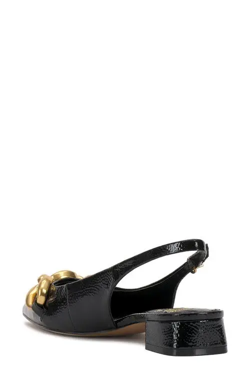 Vince Camuto Valiey Slingback Pointed Toe Flat - Black