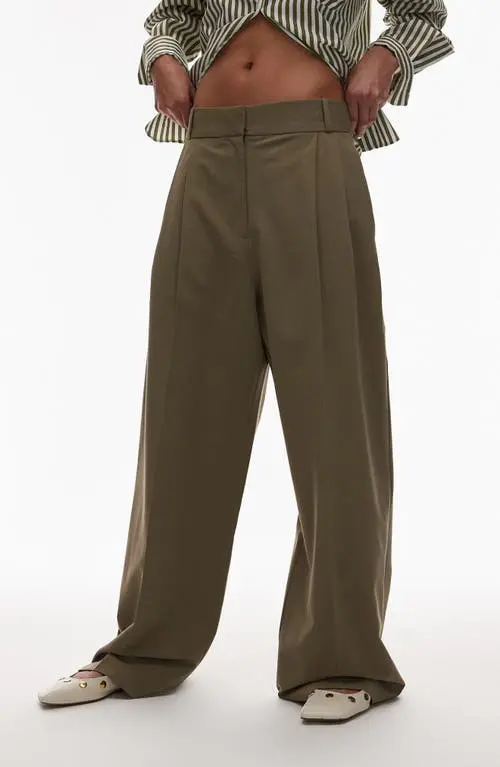 Topshop Tailored Straight Leg Pants
