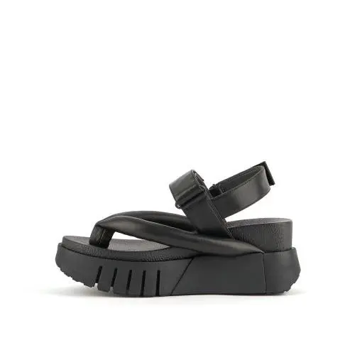 United Nude Delta Tong Platform Sandals - Black