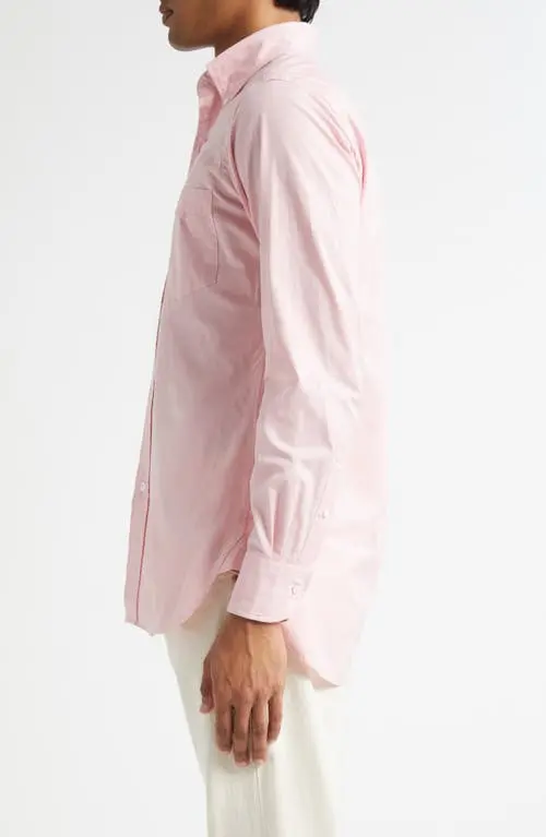 DRAKE'S Pinpoint Cotton Oxford Button-down Shirt
