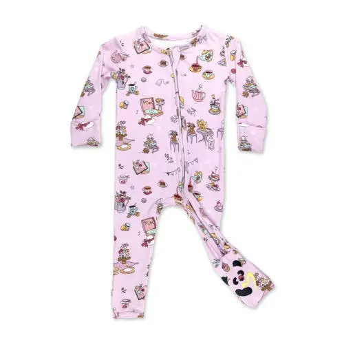 BELLABU BEAR Baby Convertible Footie - Tea Party