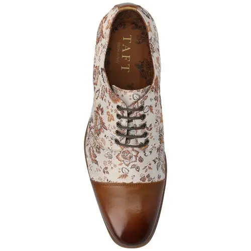 Taft Jack Cap-toe Oxford Dress Shoe - Light Floral