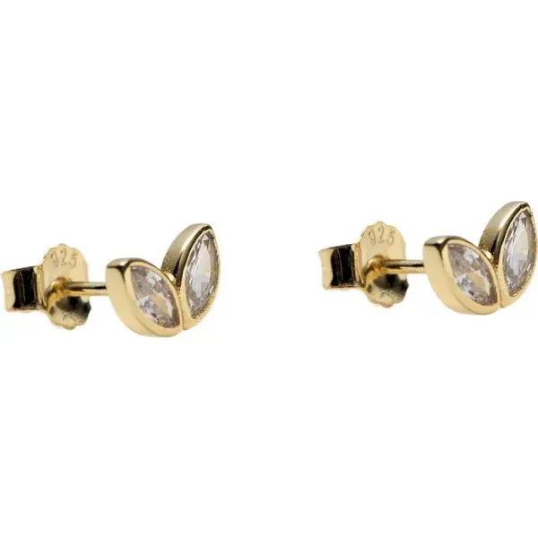 Argento Vivo Teardrop Post Stud Earrings - Gold