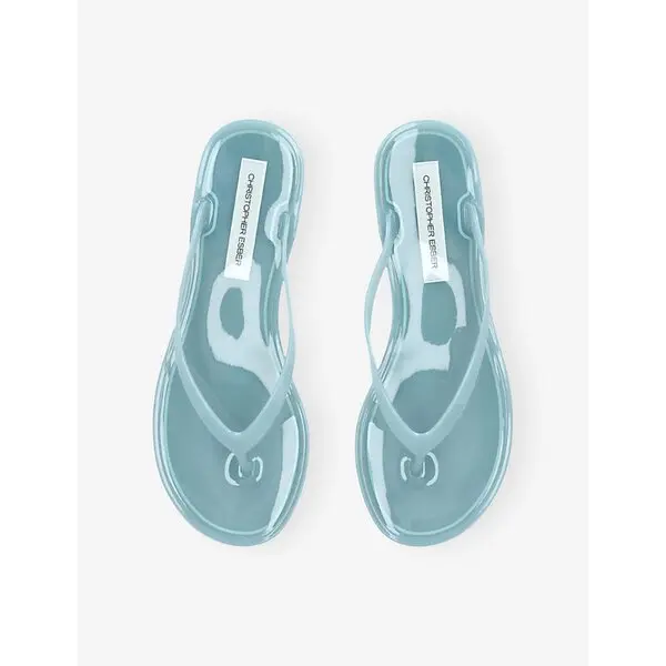 Christopher Esber Pvc Flip Flops - Blue