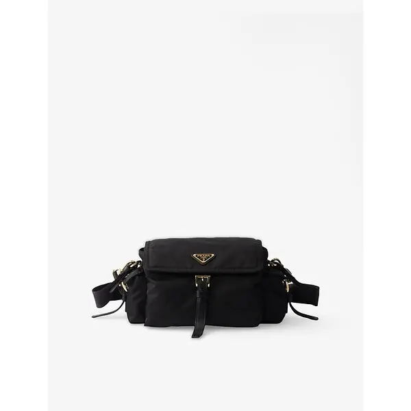 Prada Re-nylon Medium Woven Shoulder Bag