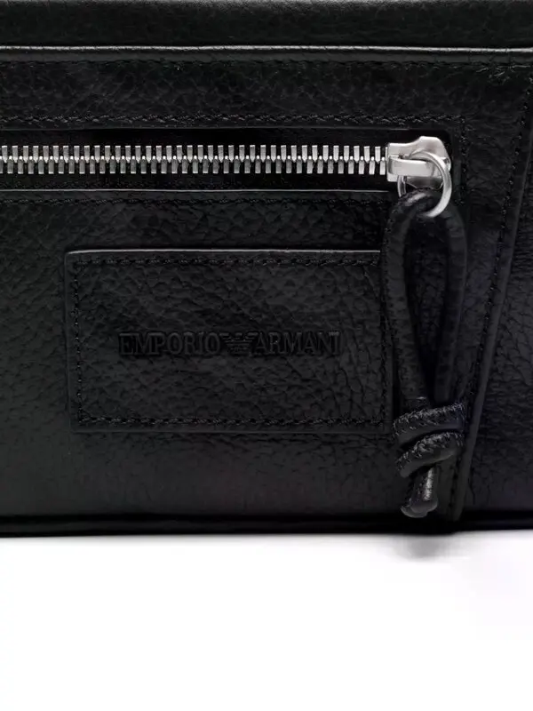 Emporio Armani Leather Clutch Bag