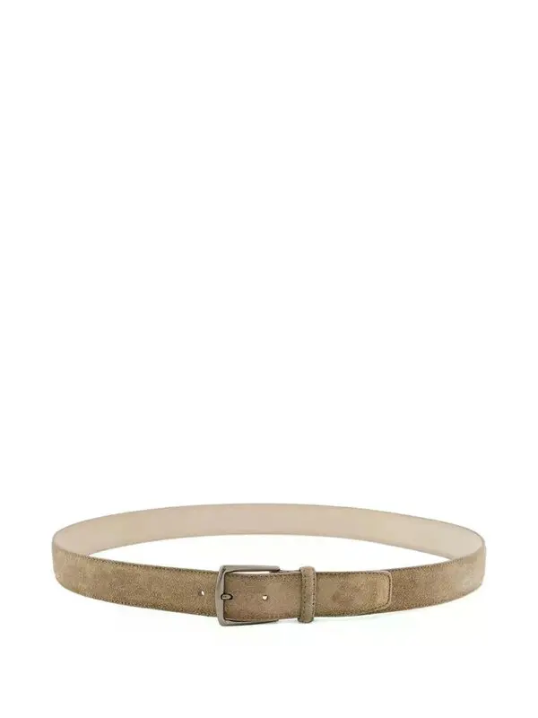 AURELIEN Suede Leather Belt - Neutrals