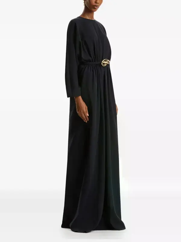 Oscar De La Renta Georgette Maxi Dress
