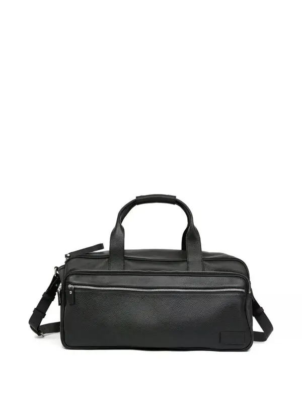 MAISON MARGIELA Textured Leather Duffle Bag - Black