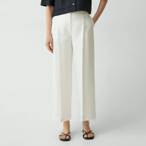 Theory Deep Pleat City Twill Pant