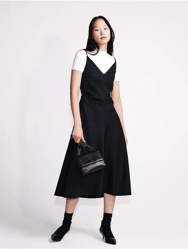 Calvin Klein Wool Blend Tailored Dress
