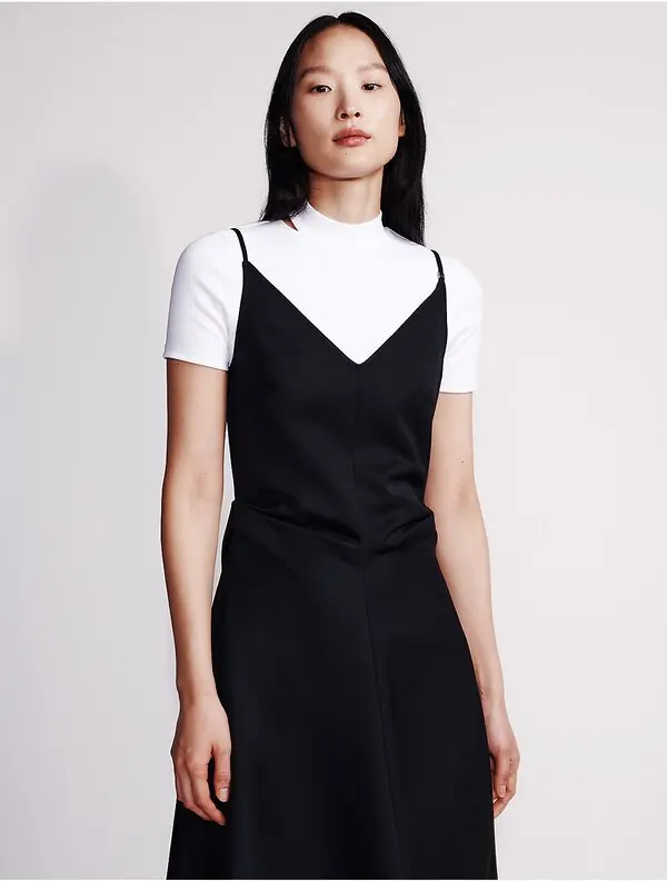 Calvin Klein Wool Blend Tailored Dress