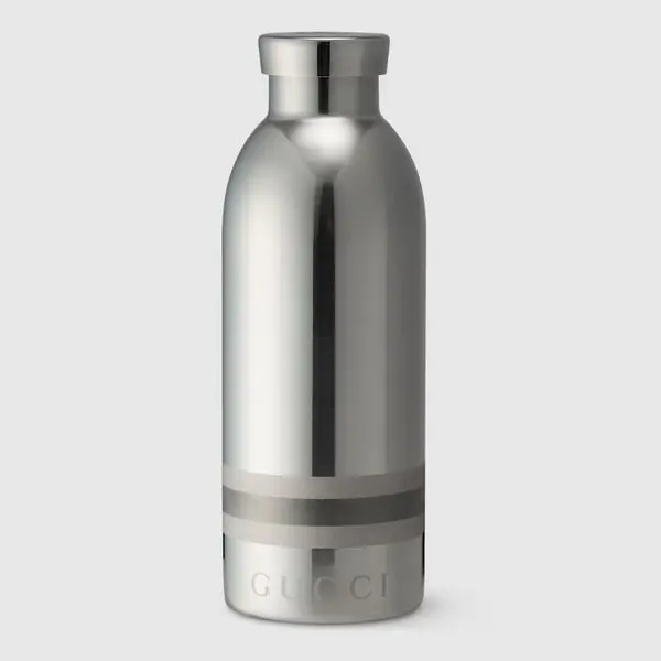 Gucci Steel Bottle With Fabric Holder
