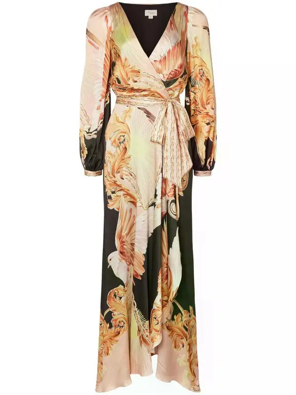 TEMPERLEY LONDON Graphic-print Wrap Dress