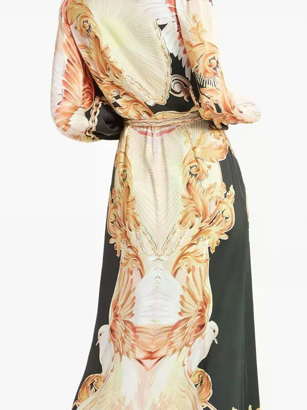 TEMPERLEY LONDON Graphic-print Wrap Dress