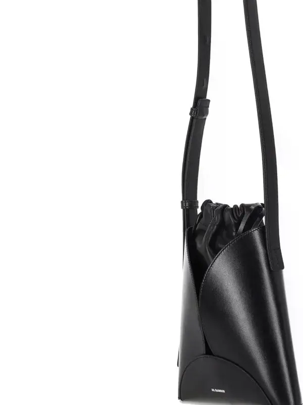 JIL SANDER Small Curve Crossbody Bag