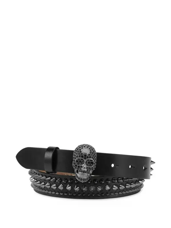 Philipp Plein Skull Belt - Black