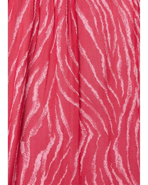 Whistles Zebra Texture Midi Dress