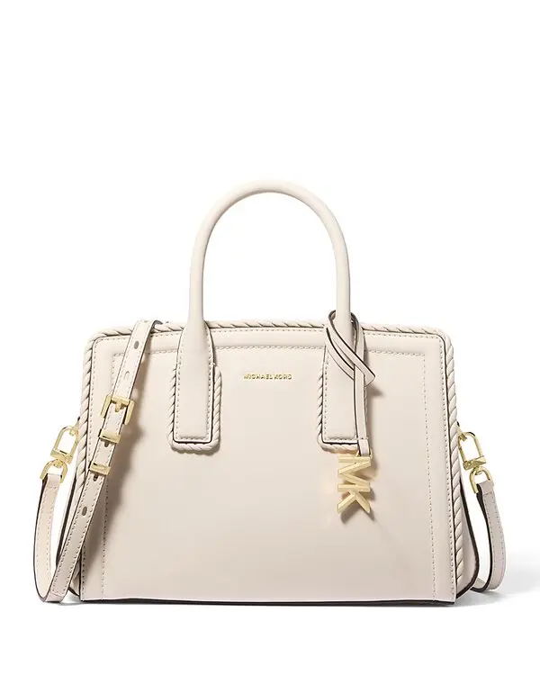 Michael Kors Laila Small Satchel - Cream