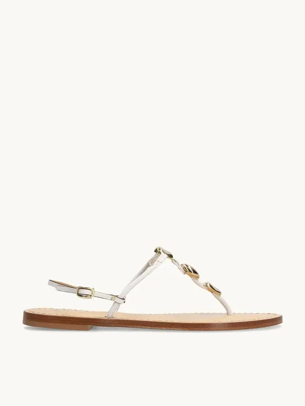 AMANU The Nairobi Sandal - White