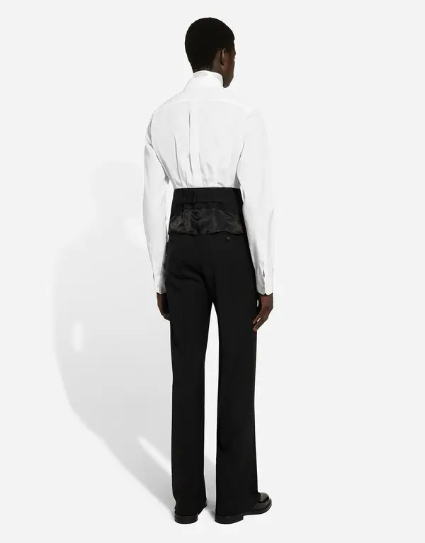 Dolce & Gabbana Tuxedo Shirt With Vest Bottom Section