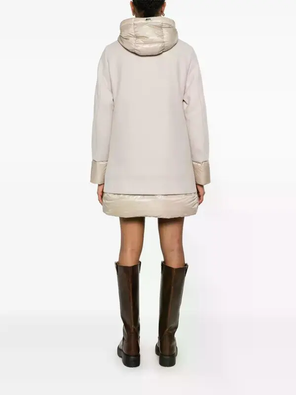 Herno A-line Lightweight Coat - Neutrals