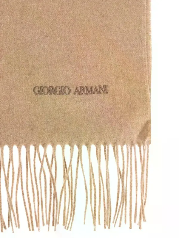 Giorgio Armani Fringed Wool Scarf
