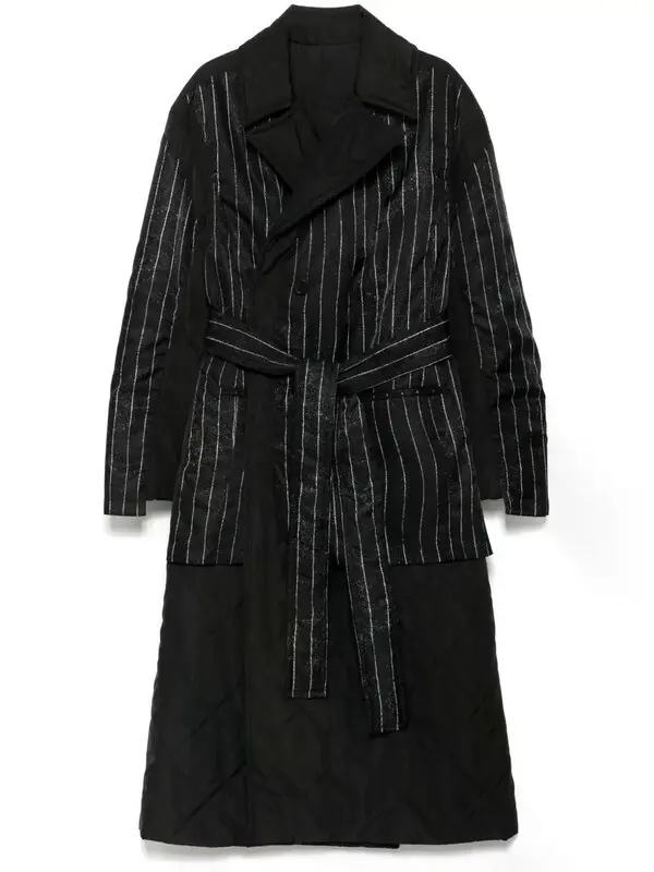 JEAN PAUL GAULTIER Striped Padded Coat