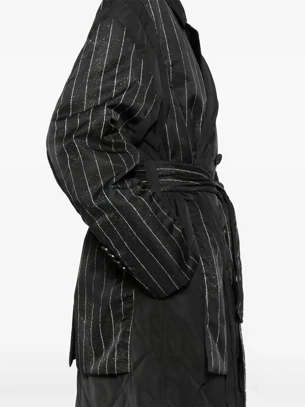 JEAN PAUL GAULTIER Striped Padded Coat