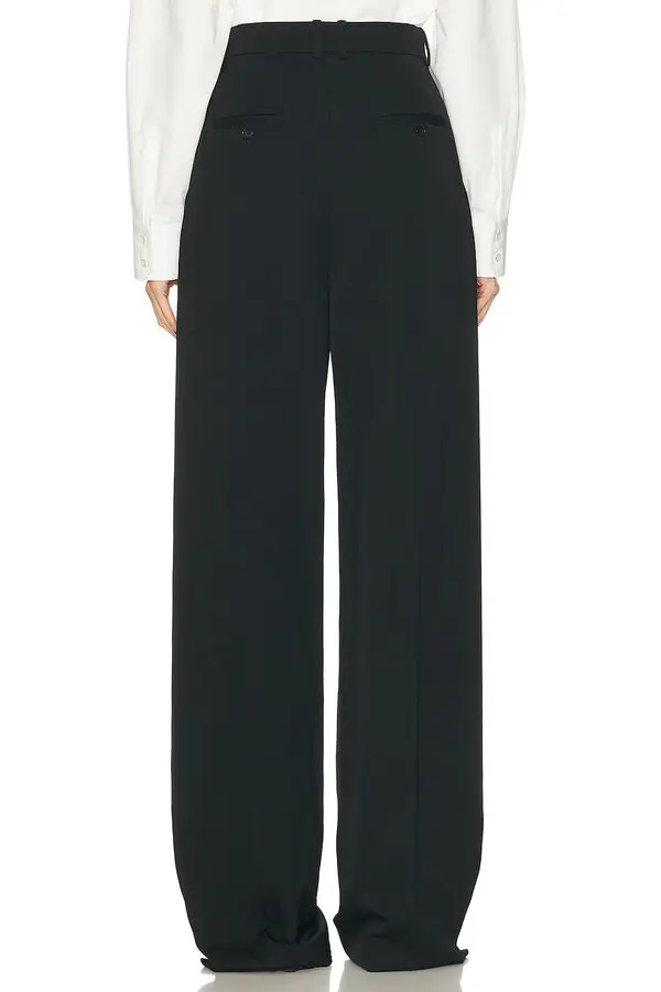 Saint Laurent Straight Leg Trouser - Noir