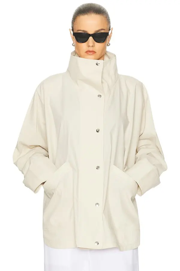 TOTEME Summer Parachute Jacket - Oyster