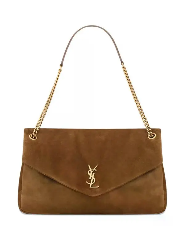 Saint Laurent Chain-strap Shoulder Bag - Brown