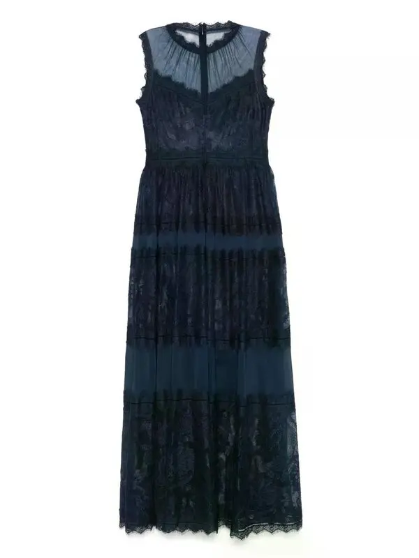 ERMANNO FIRENZE Lace Maxi Dress - Blue