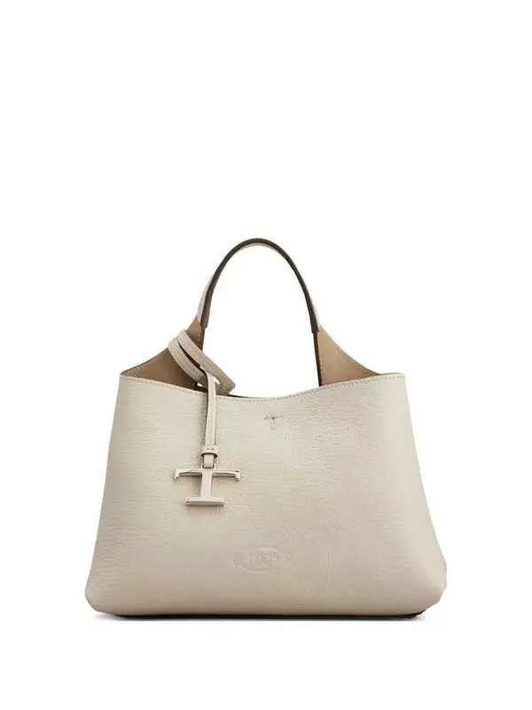 TOD'S Leather Mini Bag - Neutrals