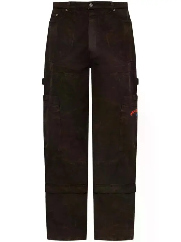 Off-White Logo-embroidered Cargo Pants