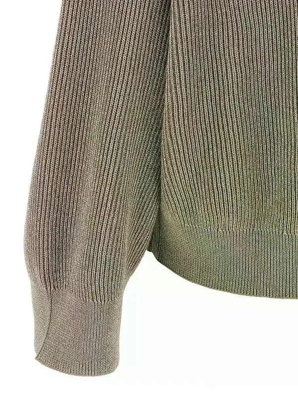 Brunello Cucinelli Ribbed-knit Crew Neck Sweater