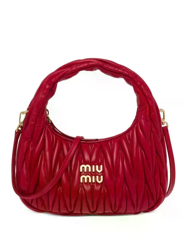 Miu Miu Mini Wander Matelassé Shoulder Bag