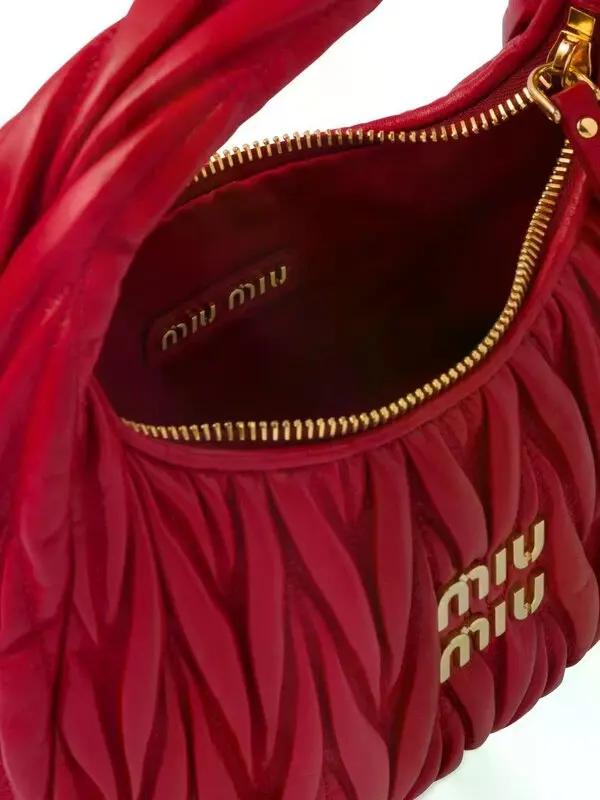 Miu Miu Mini Wander Matelassé Shoulder Bag