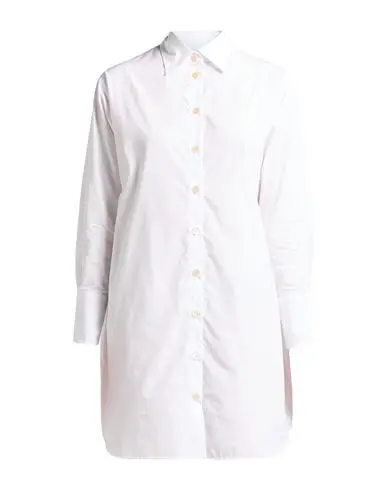 ACADEMIA Mini Cotton Shirt Dress - White