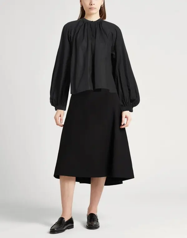 JIL SANDER Woven Shirt With Mandarin Collar